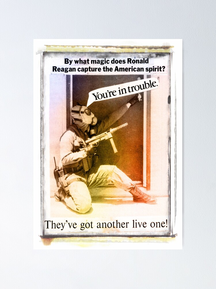 "80s Punk Agitprop Art" Poster by Inkybrain | Redbubble