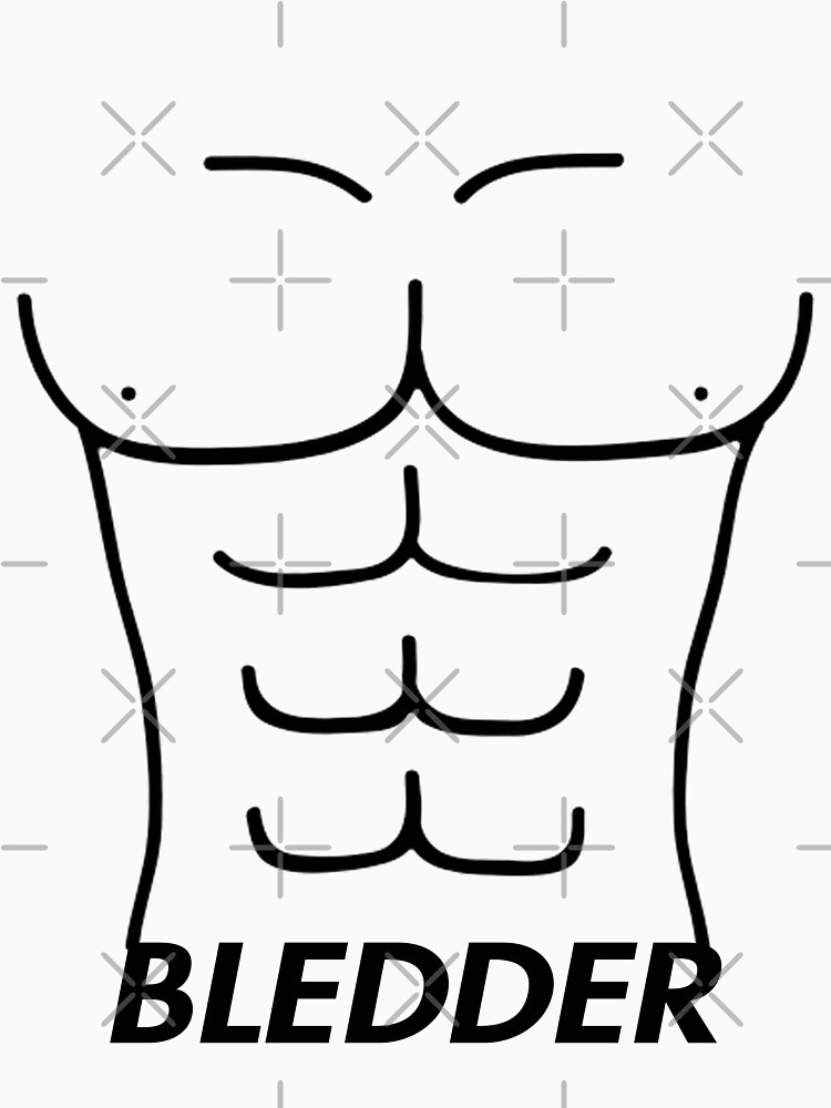 "BLEDDER Six-pack" Essential T-Shirt for Sale by W-classy | Redbubble