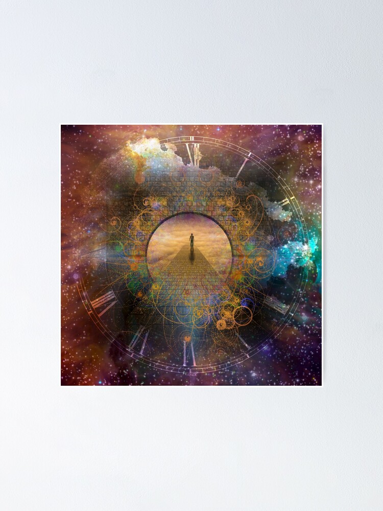 "The Way to Eternity - Spiritual Surreal Art" Poster for Sale by ...