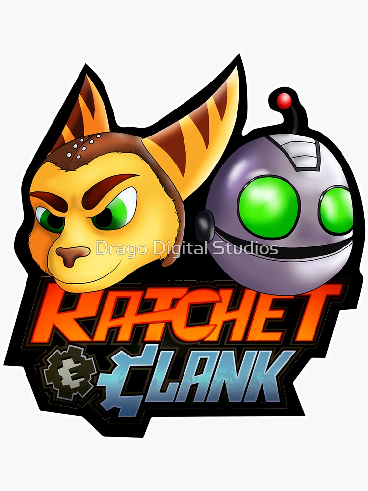 "R&C Custom Logo" Sticker by DragonessAnim | Redbubble