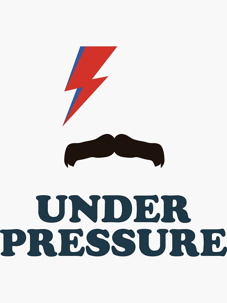 "Under Pressure" Sticker by mesart | Redbubble