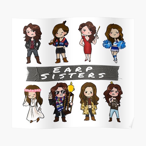 "Earp Sisters Duck Tape" Poster for Sale by NonsuchTheFirst | Redbubble