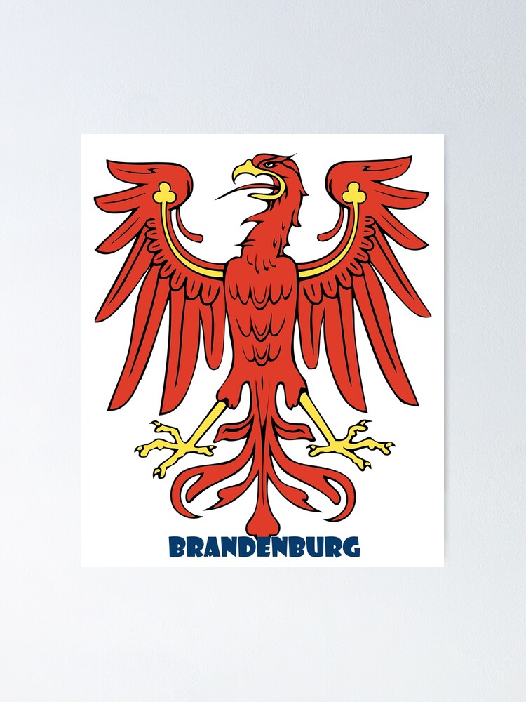 "Brandenburg Red Eagle coat of arms" Poster for Sale by edsimoneit ...