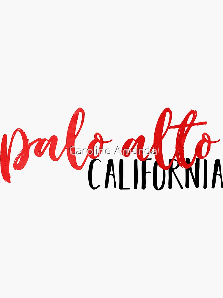 "Stanford University / Palo Alto, California" Sticker by carolineophoto ...