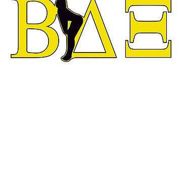 "Beta House Outlined Logo" Sticker for Sale by mBshirts | Redbubble