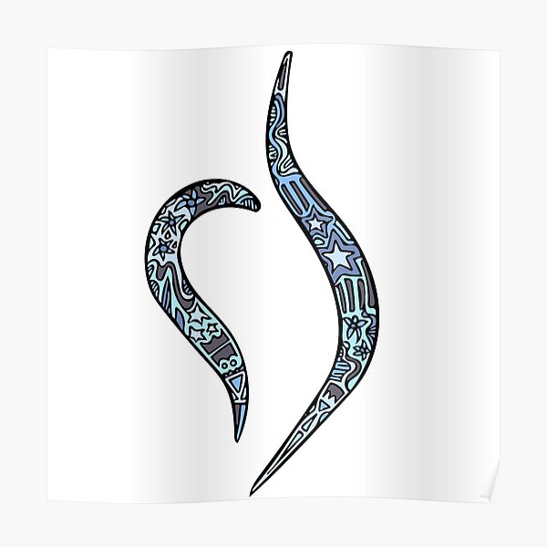 "NEDA Symbol" Poster for Sale by emcull | Redbubble