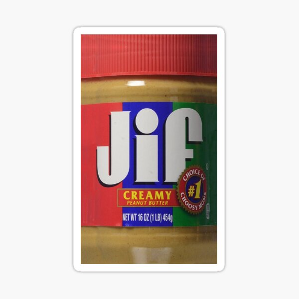 Jif Peanut Butter Stickers | Redbubble