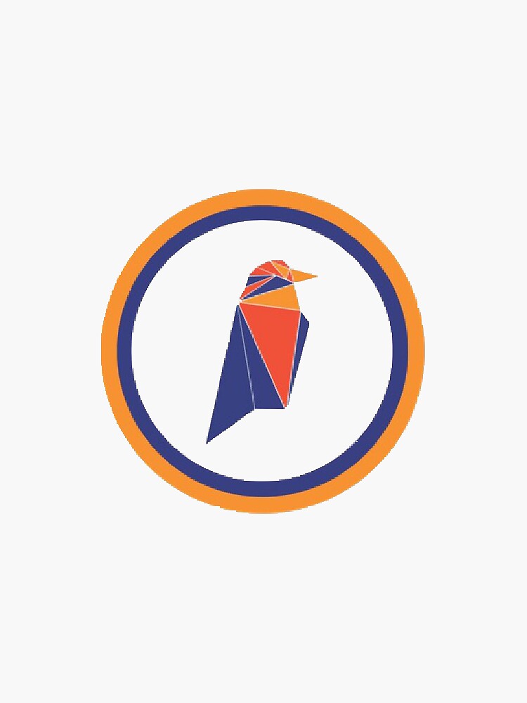 "Ravencoin RVN ROUND " Sticker for Sale by ViktorCapulet | Redbubble