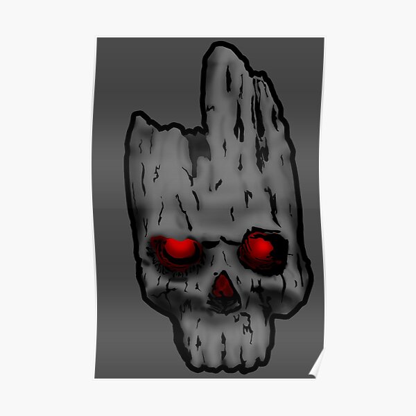 " Flora Colossus Skull" Poster for Sale by Deadlights | Redbubble