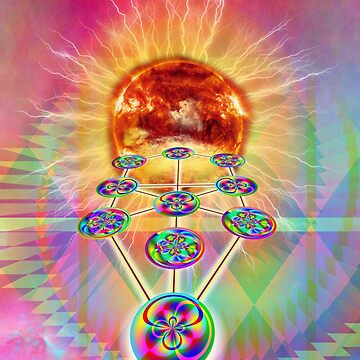 "8th Dimensional Being" Women's Chiffon Top by KaiciCodedArt | Redbubble