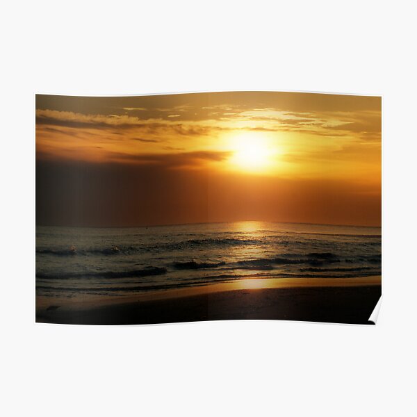 "Golden Glow" Poster for Sale by SandyK | Redbubble