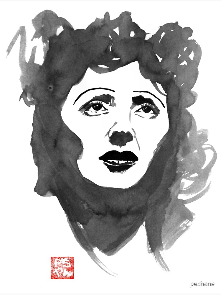 "Edith Piaf" Art Print by pechane | Redbubble