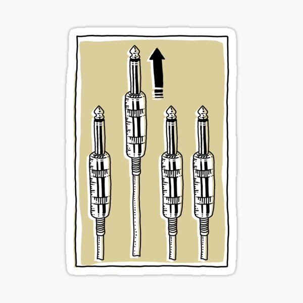 "plugin plugged in" Sticker by TheMaker | Redbubble