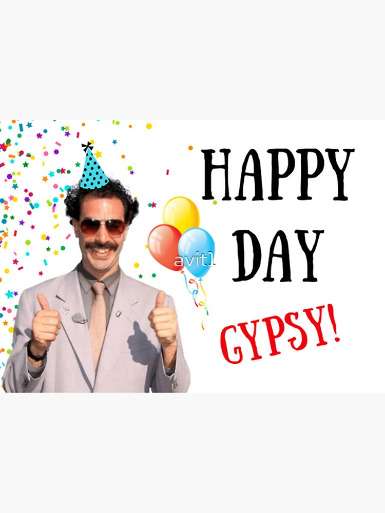 "Borat birthday card, Borat greeting card, Graduation card, Anniversary ...