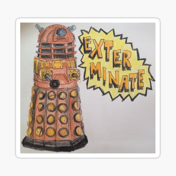 Dalek Stickers | Redbubble