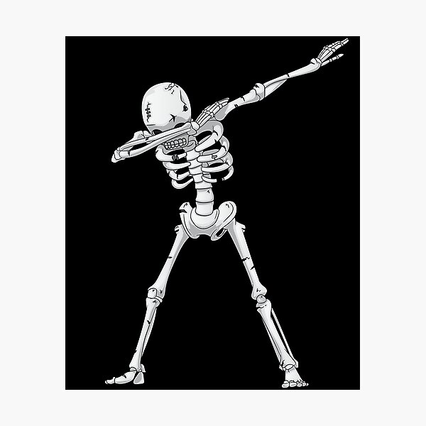 "Dabbing Skeleton T shirt Halloween Costume Funny Scary Zombie Dab ...