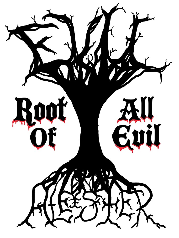 "Root Of All Evil" Poster for Sale by benlagan | Redbubble