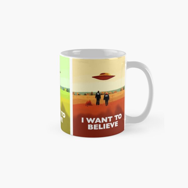 "X files I want to believe x4 colors " Coffee Mug for Sale by ...