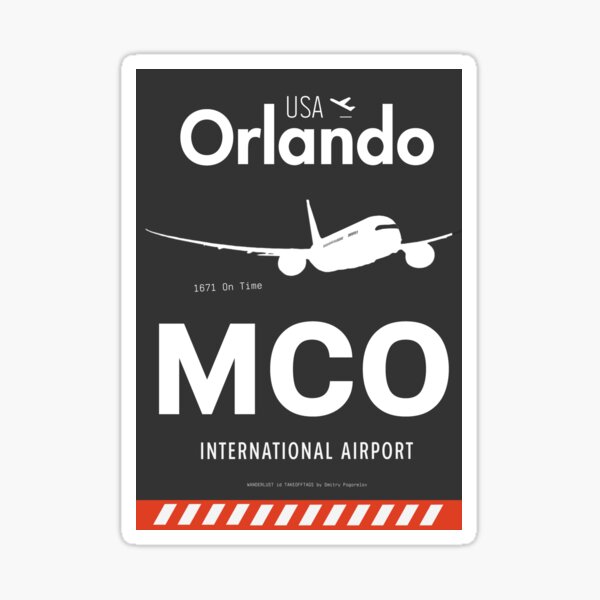 "MCO Black" Sticker by Aviators | Redbubble