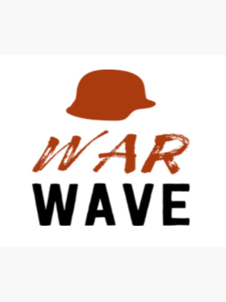 "WarWave Logo (Charity)" Sticker for Sale by Jackowacko218 | Redbubble