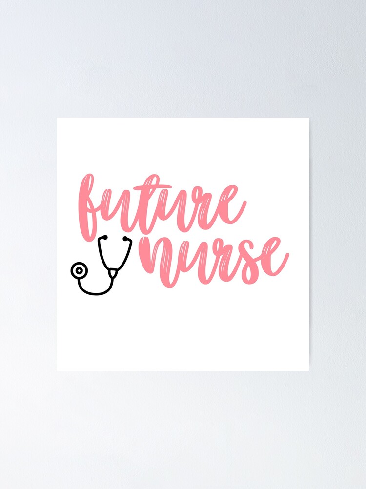 "Future Nurse Sticker" Poster for Sale by allieweek | Redbubble