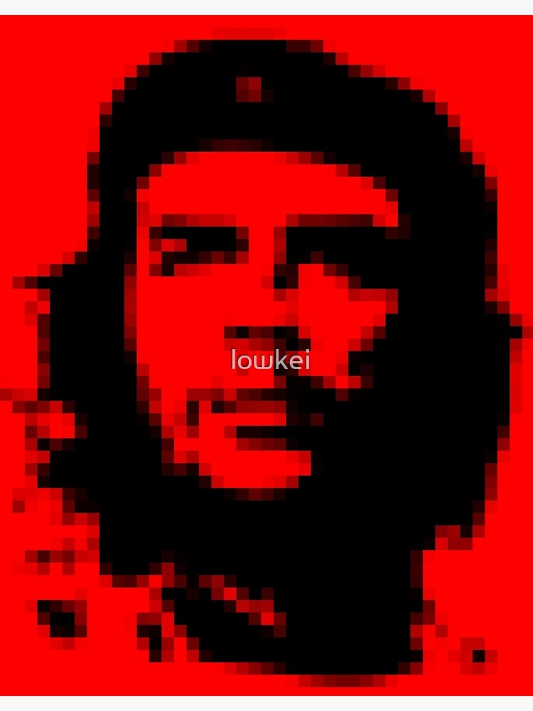 "Che Guevara Pixel" Poster for Sale by lowkei | Redbubble