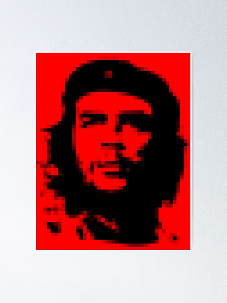 "Che Guevara Pixel" Poster for Sale by lowkei | Redbubble