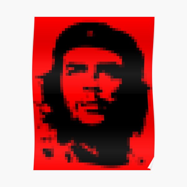 "Che Guevara Pixel" Poster for Sale by lowkei | Redbubble