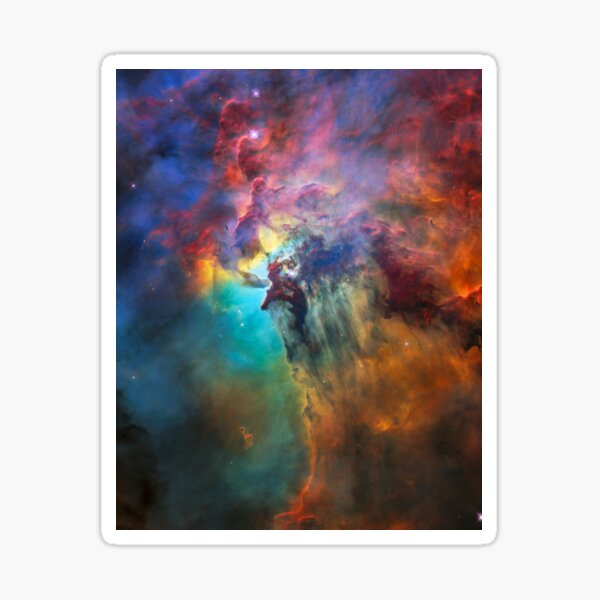 "Lagoon Nebula" Sticker for Sale by forgottenbeauty | Redbubble