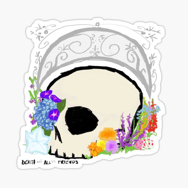 "Death And All His Friends Playlist Album Cover" Sticker by ...
