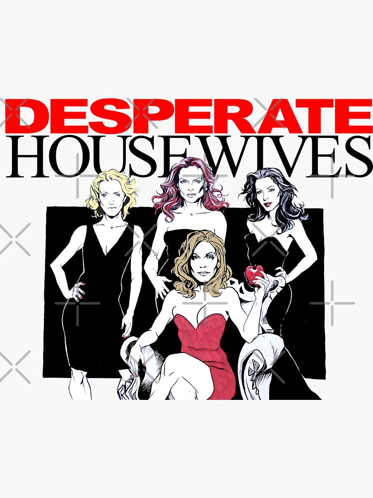 "Desperate Housewives Illustration" Sticker for Sale by Borjaswift ...