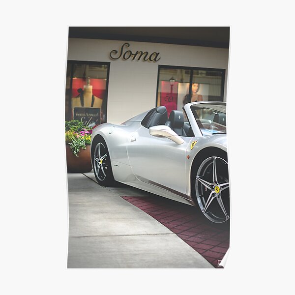 "Ferrari 458 Spider" Poster by ethanphotos | Redbubble