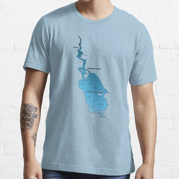 "Lake George Florida Map" T-shirt for Sale by AnimalCreations ...