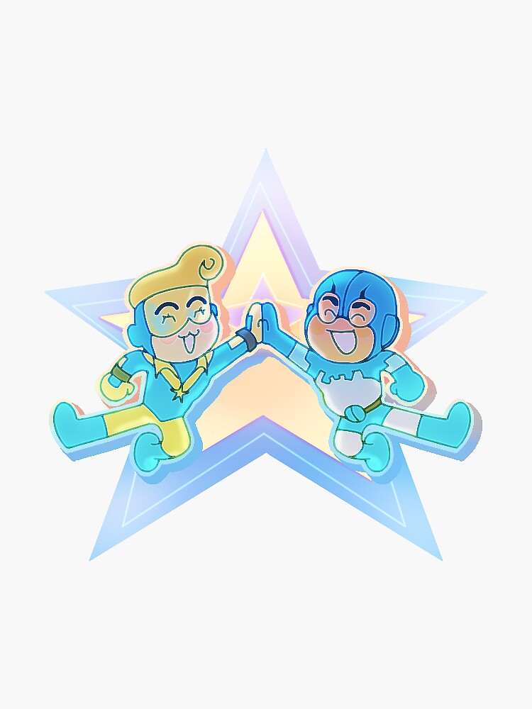 "Blue and Gold - Super High-Five" Sticker for Sale by randaljimmy ...