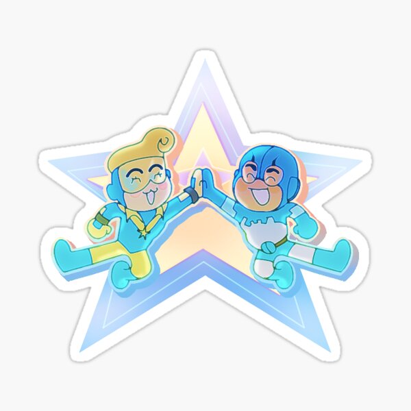 "Blue and Gold - Super High-Five" Sticker for Sale by randaljimmy ...