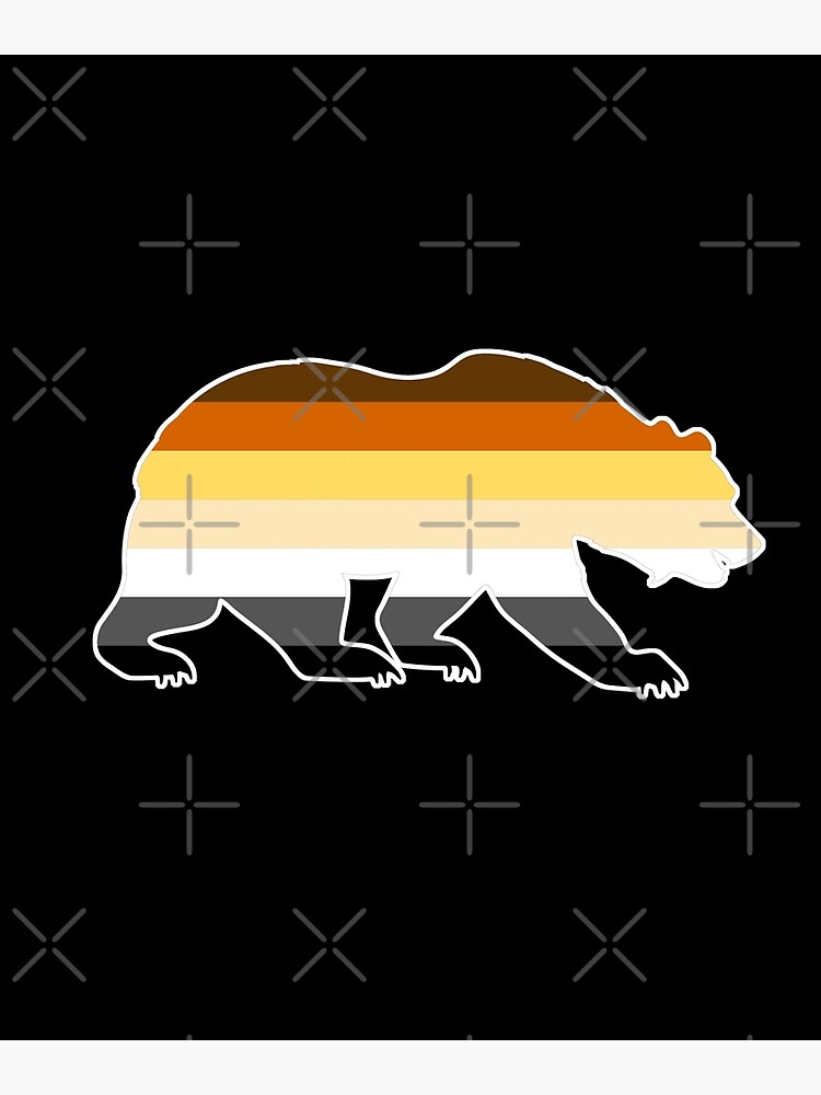 "Gay Bear - Bear Pride Flag" Art Print for Sale by Sleazoid | Redbubble