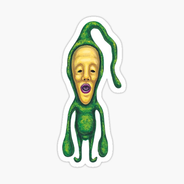 "Kobito Dapple Leaf guy sticker" Sticker for Sale by Beanists | Redbubble