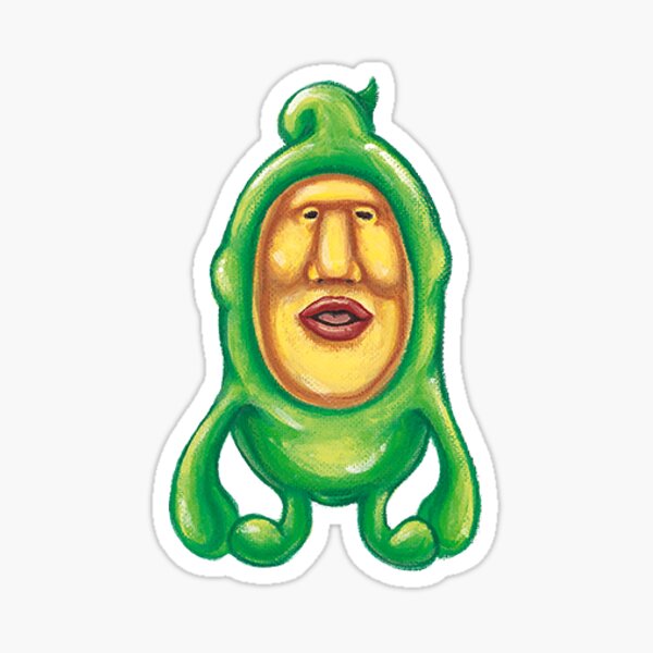 "Kobito Summer Snack dude sticker" Sticker for Sale by Beanists | Redbubble