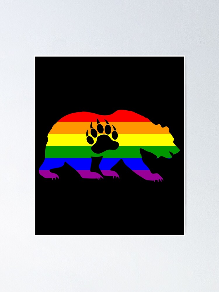Póster «Gay Bear Pride - Bandera LGBT Bear Paw» de Sleazoid | Redbubble Póster «Gay Bear Pride - Bandera LGBT Bear Paw» de Sleazoid | Redbubble
