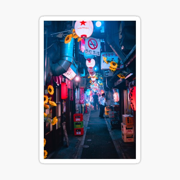 "Tokyo" Sticker by Phrames | Redbubble