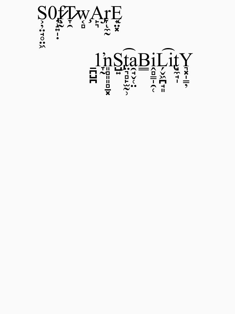 "Software Instability- Detroit Become Human" T-shirt for Sale by ...