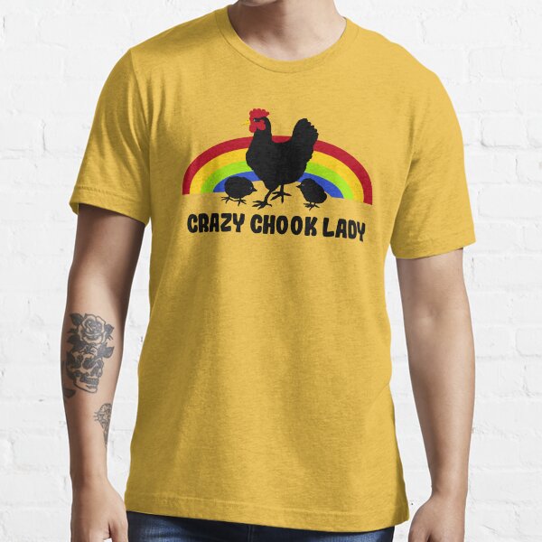"Crazy chook lady" T-shirt for Sale by Byrnsey | Redbubble | crazy ...