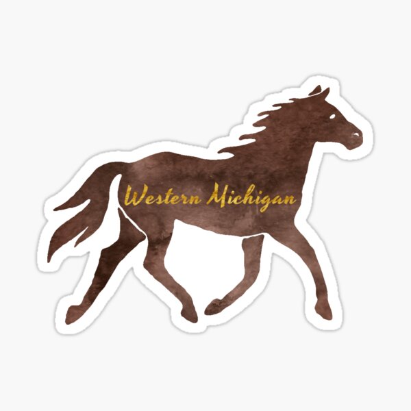 "Western Michigan University " Sticker for Sale by ssorg | Redbubble