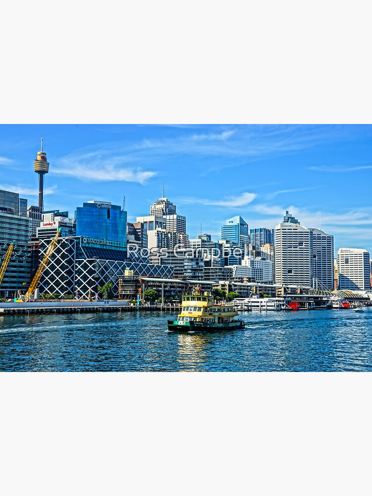 "Barangaroo, Sydney" Sticker for Sale by rossacampbell | Redbubble