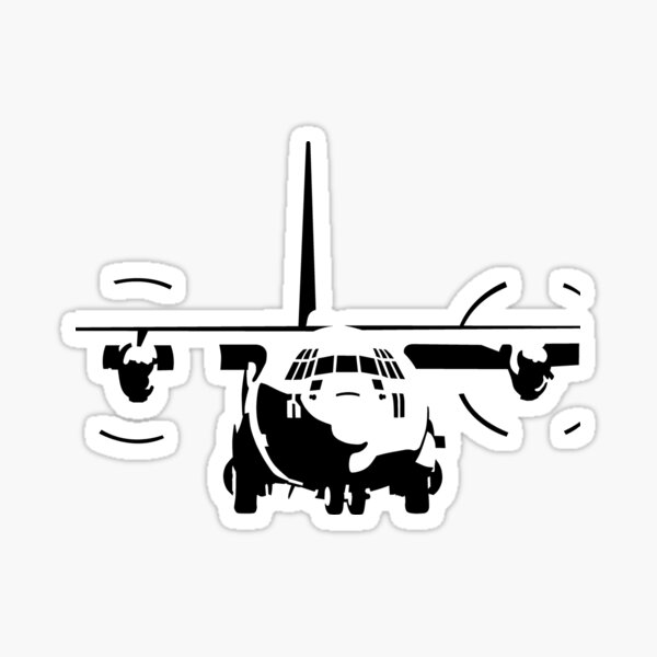 "C-130 Hercules" Sticker for Sale by sibosssr | Redbubble