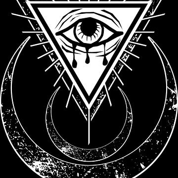 "All seeing eye crying" Art Print for Sale by VonKowen | Redbubble