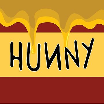 "Hunny" Sticker for Sale by dreaperet | Redbubble