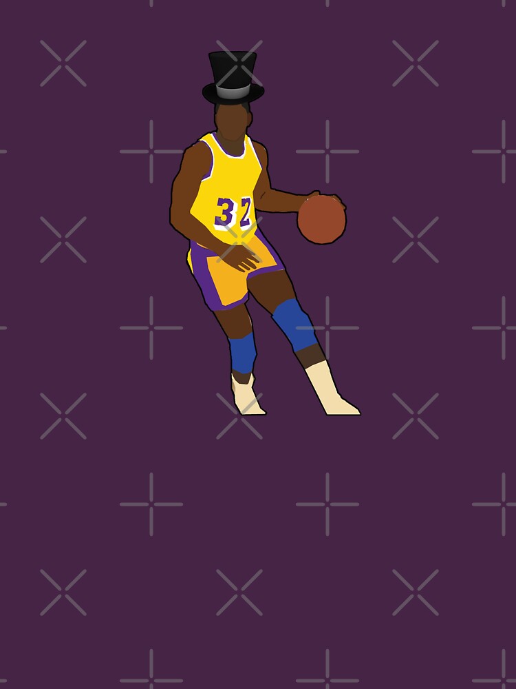 "Magic Johnson - Magician" T-shirt by xavierjfong | Redbubble