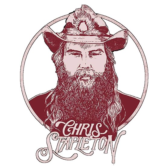 "Chris Stapleton Tour Band Music by Vina" Poster by cuanharrian | Redbubble