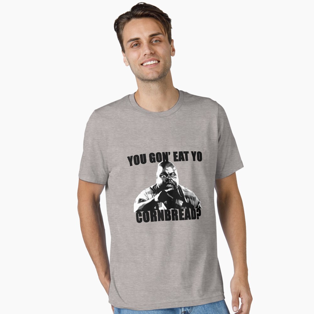 "You gon' eat yo cornbread?" Sticker for Sale by abstractcomkx | Redbubble